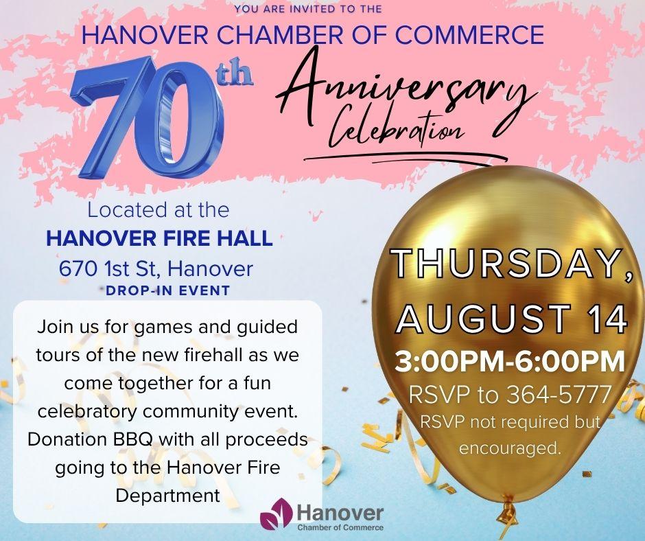 Hanover Chamber of Commerce 70th Anniversary Celebration | Hanover